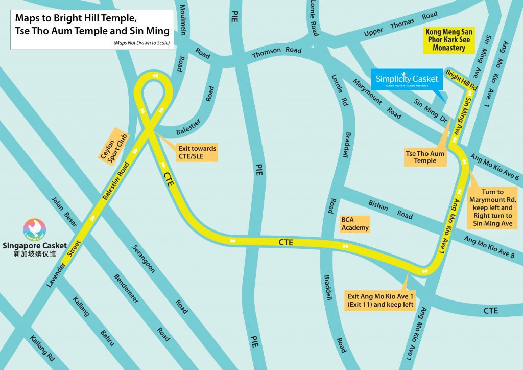 Maps to Services | SG Casket